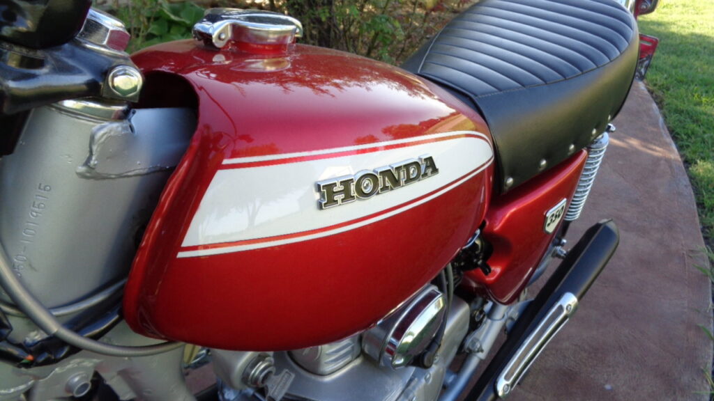 1970 Honda SL350 K0 - Candy Ruby Red - Restored - Marbles Motors
