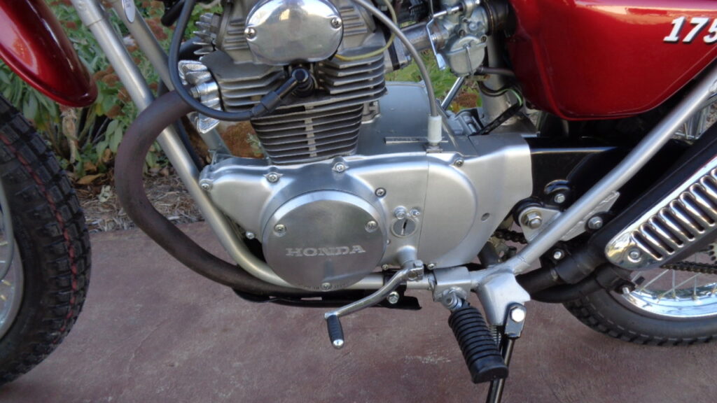 1970 Honda SL175 K0 Candy Ruby Red