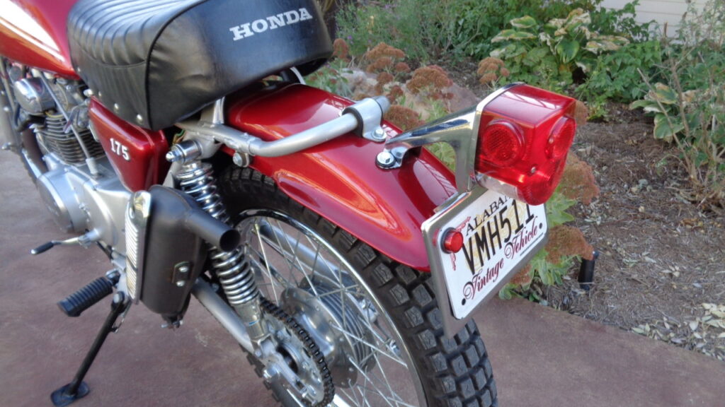 1970 Honda SL175 K0 Candy Ruby Red