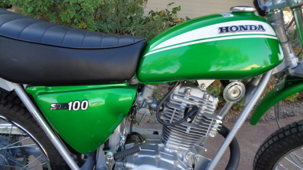 1971 Honda SL100 K1 Candy Emerald Green