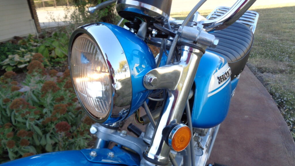 1970 Honda SL100 K0 Candy Sapphire Blue