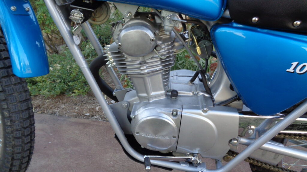 1970 Honda SL100 K0 Candy Sapphire Blue