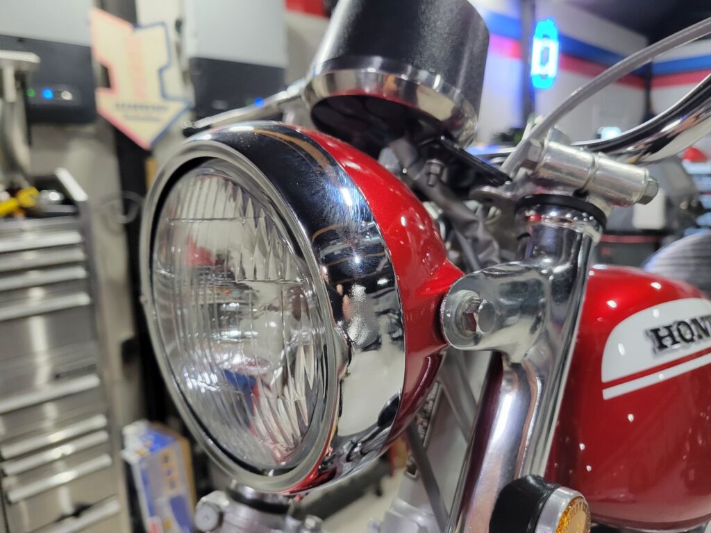 1971 Honda SL100 K1 Candy Ruby Red