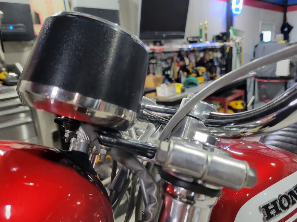 1971 Honda SL100 K1 Candy Ruby Red