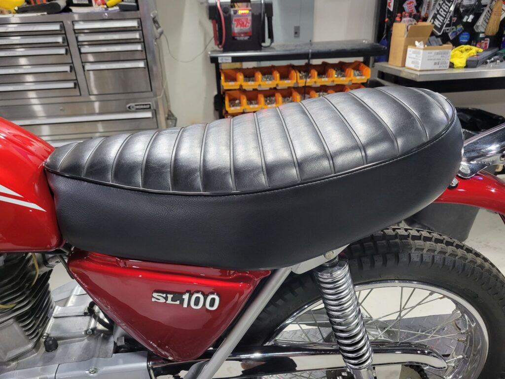 1971 Honda SL100 K1 Candy Ruby Red