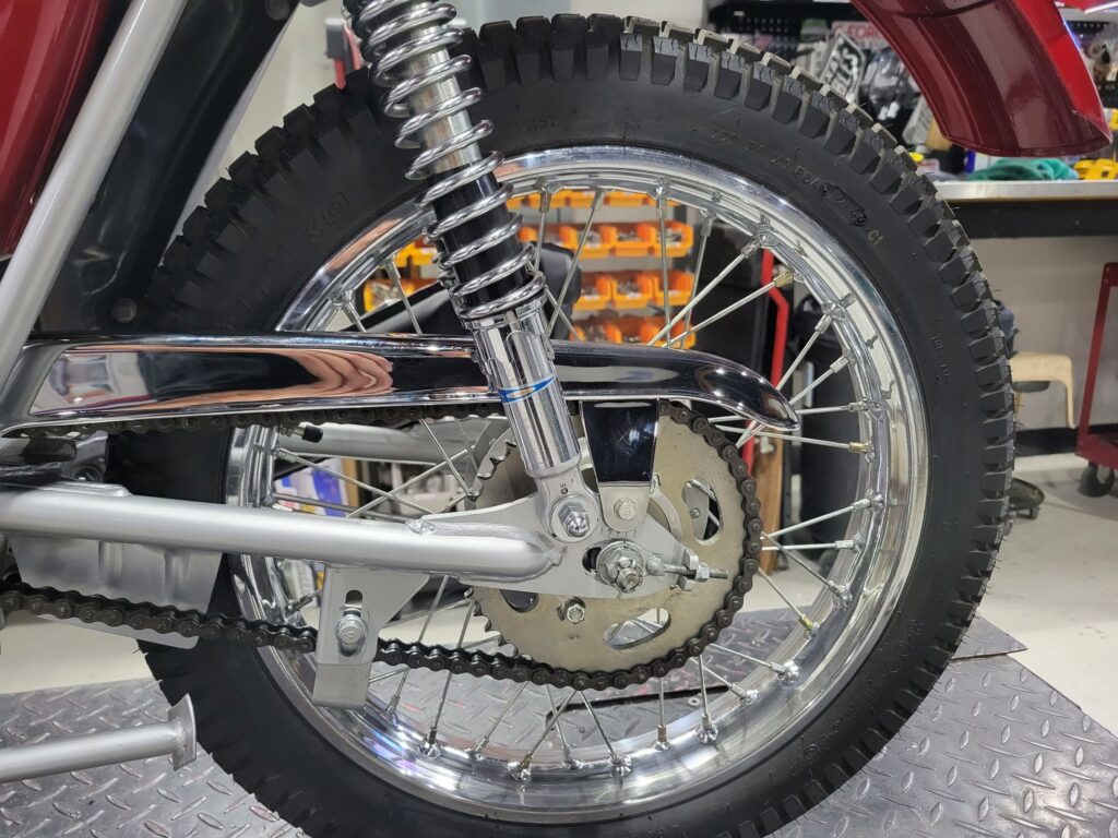 1971 Honda SL100 K1 Candy Ruby Red