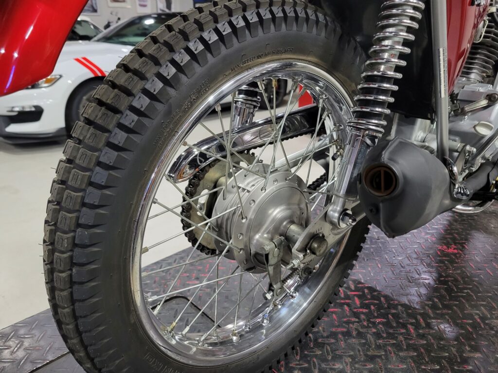 1971 Honda SL100 K1 Candy Ruby Red