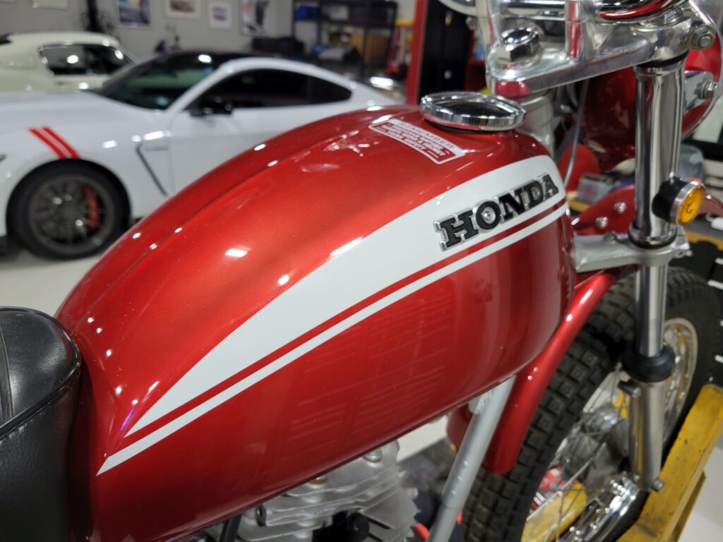 1971 Honda SL100 K1 Candy Ruby Red
